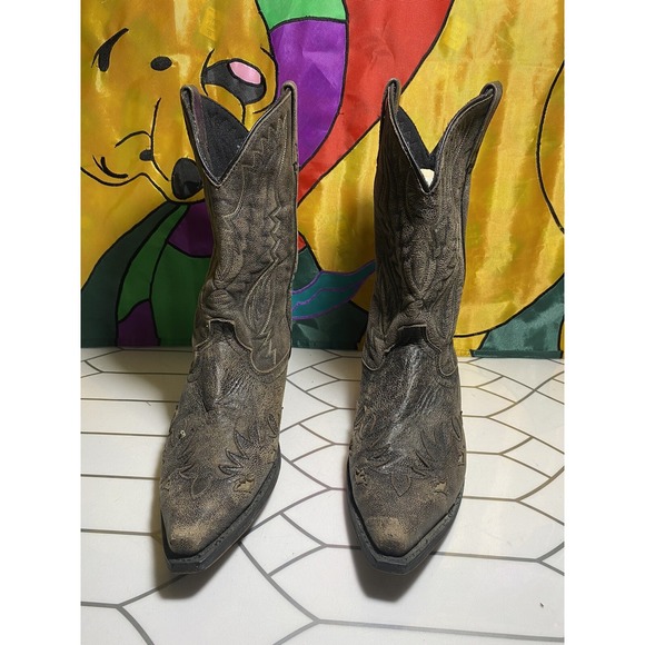 Laredo | Shoes | Laredo Cowboy Boots 6767 Western Leather Rugged Gray ...